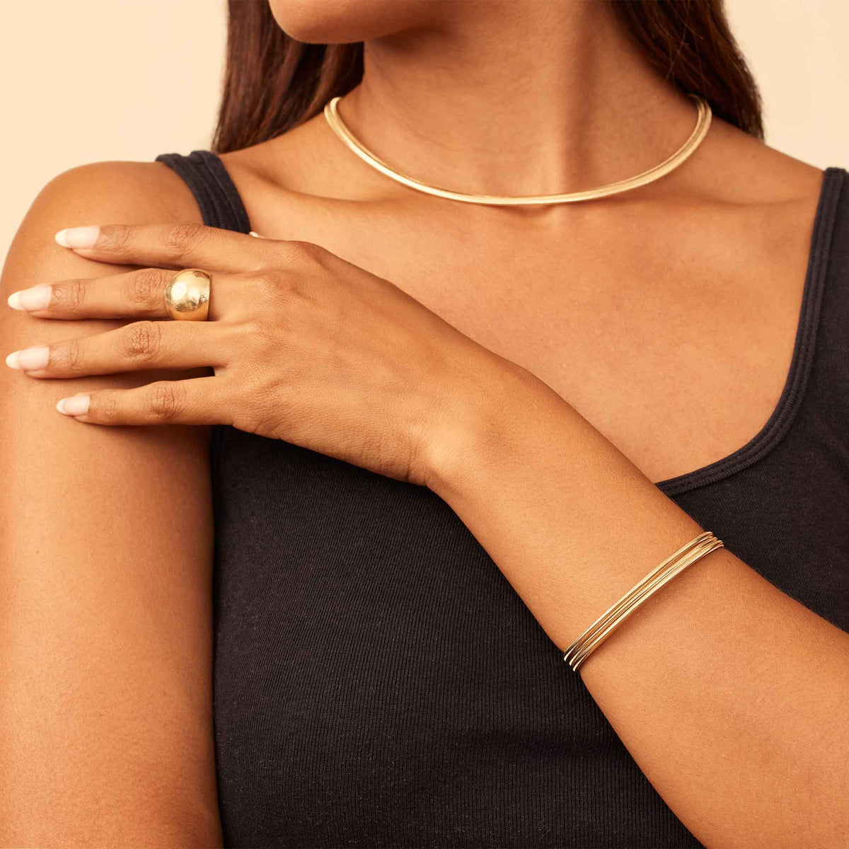 Modern Glamour Stack Bracelet – Oradina