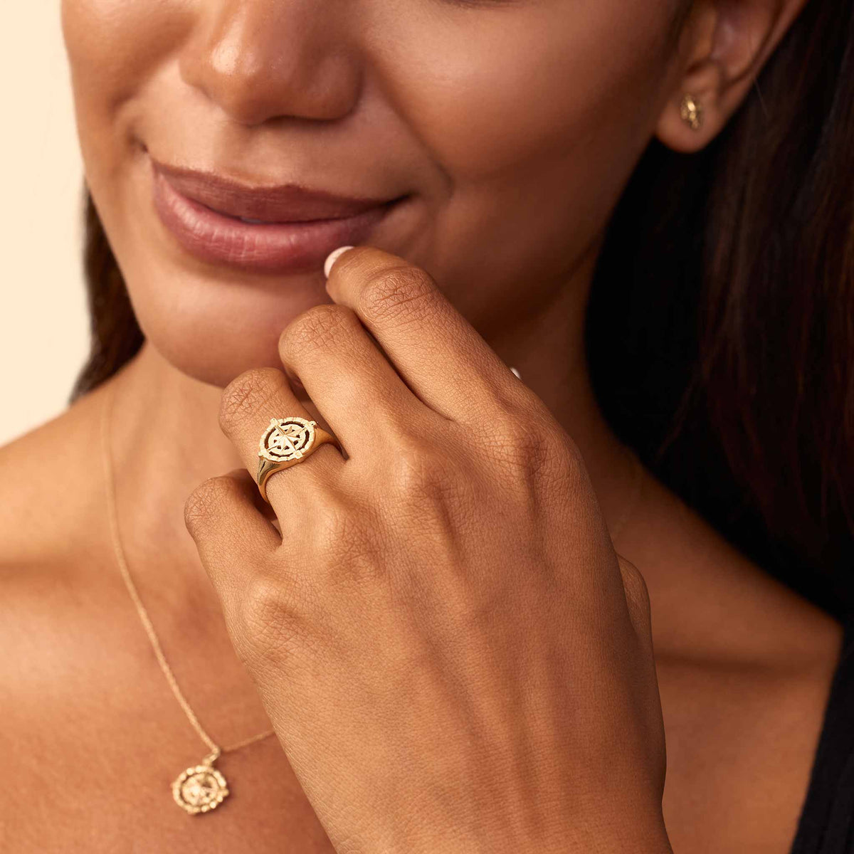 Compass Rose Ring – Oradina