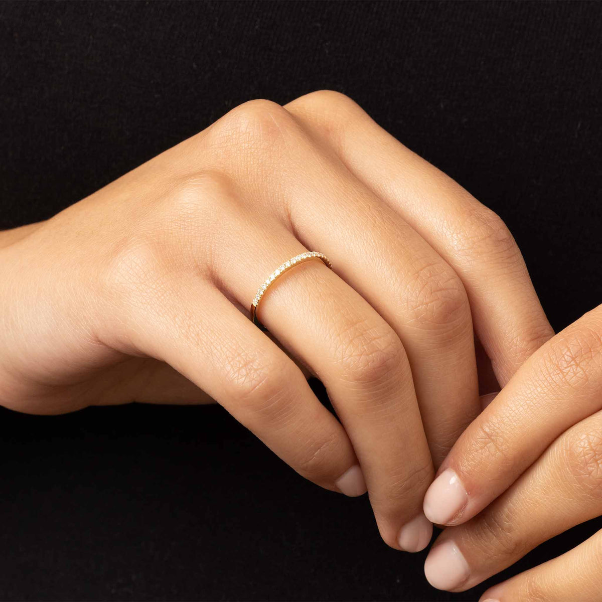 Regal Diamond Stack Ring – Oradina