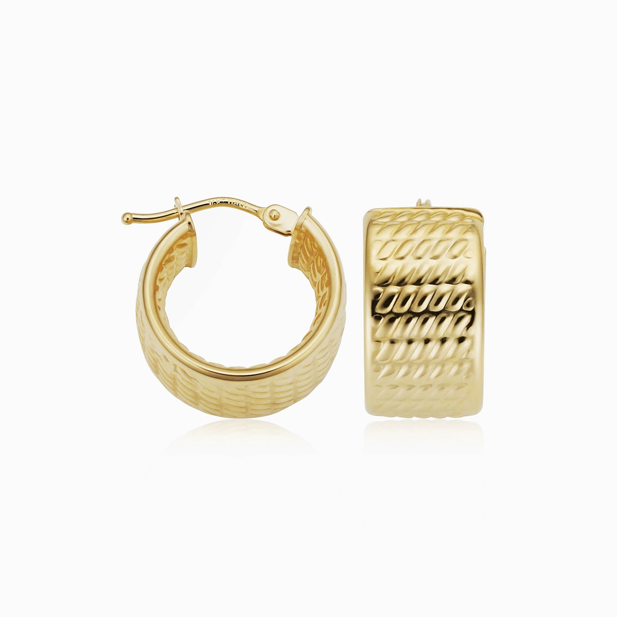 Moto Bold Midi Hoops
