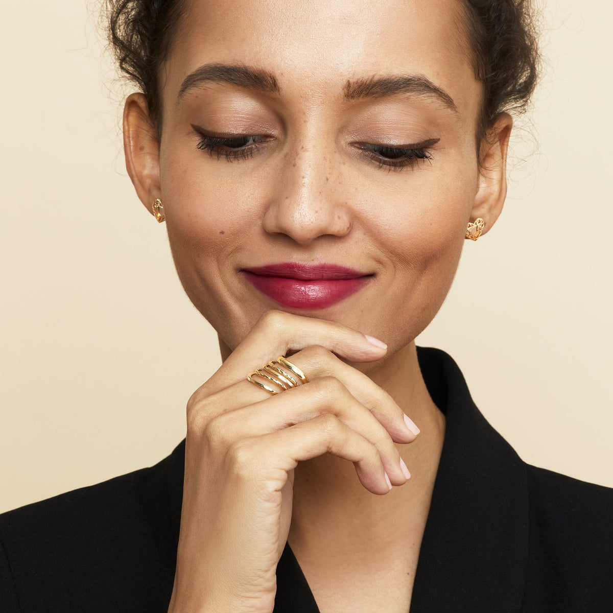 Wavy Stack Ring – Oradina