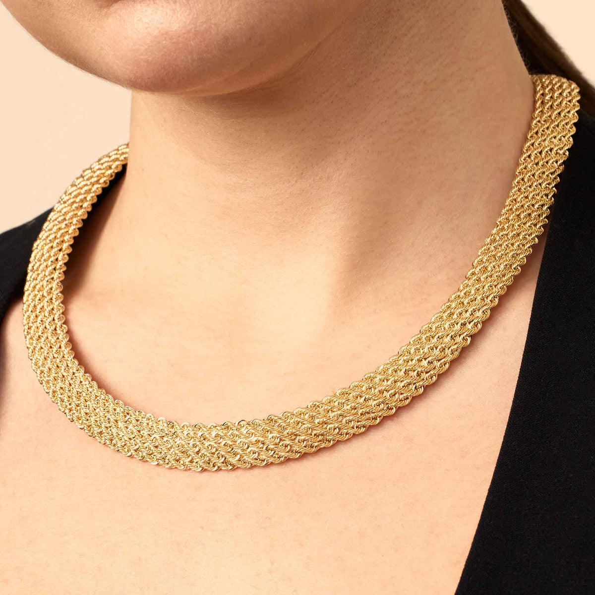 Roman Rope Quartet Necklace – Oradina