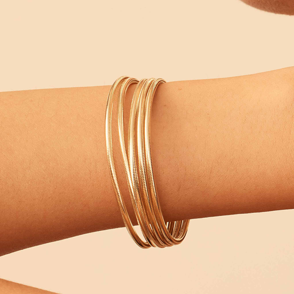 Modern Glamour Power Stack Bracelet – Oradina