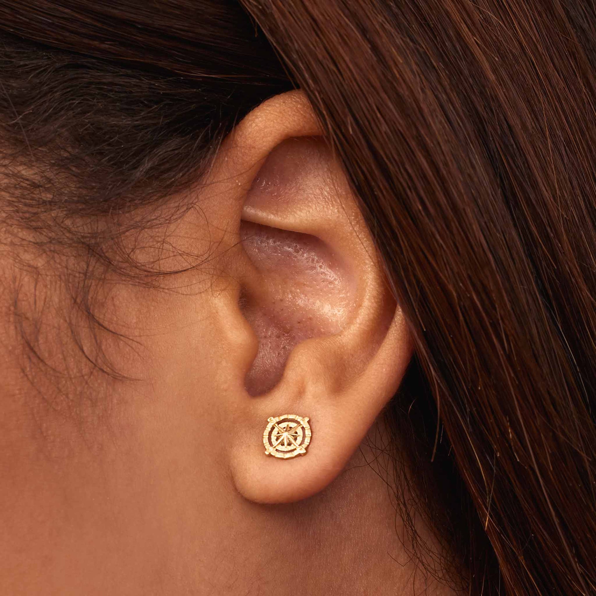 Compass Rose Studs
