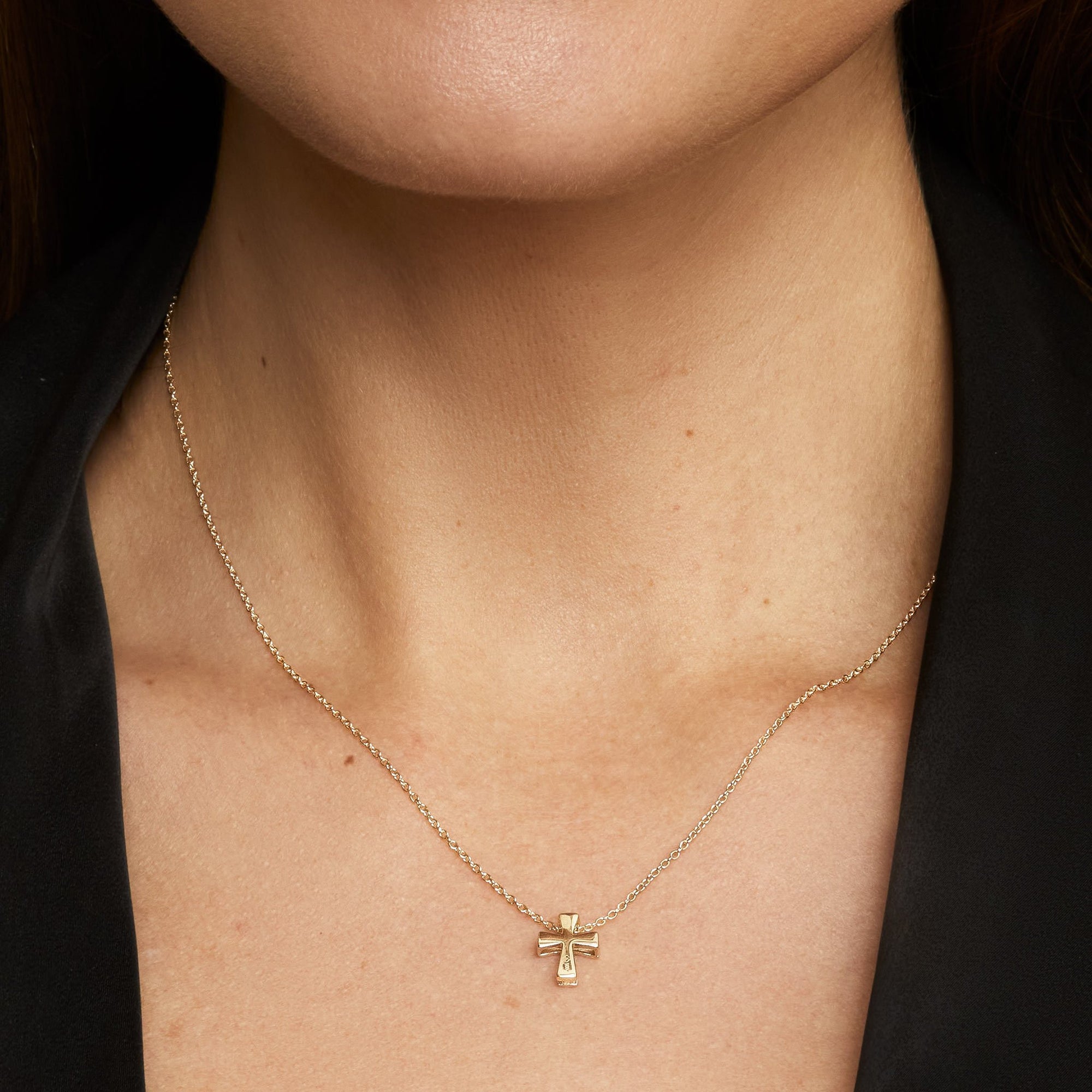 Crossed Paths Pendant Necklace