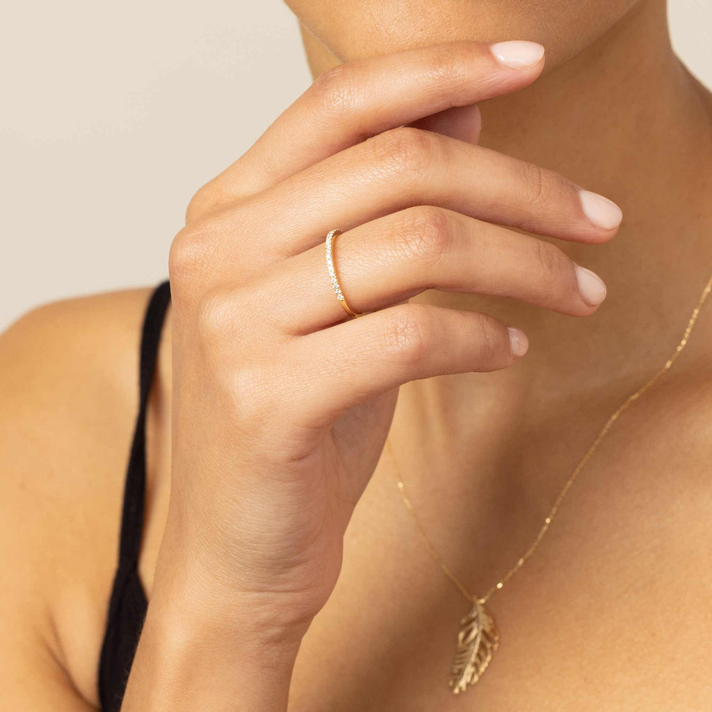 Regal Diamond Stack Ring – Oradina