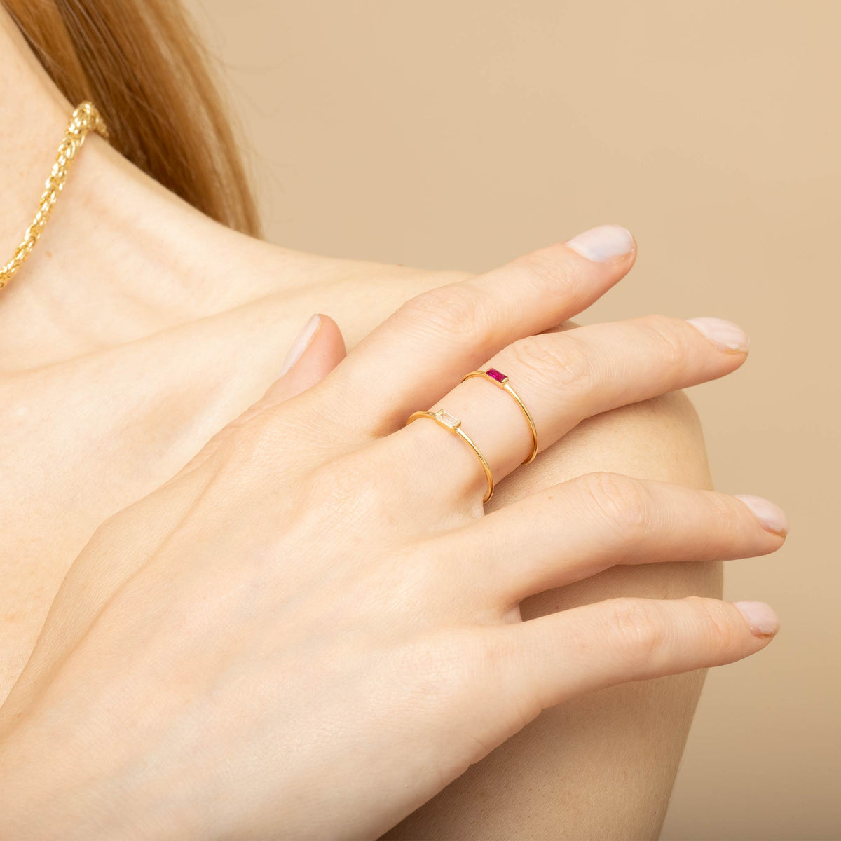 Fresco Baguette Ring